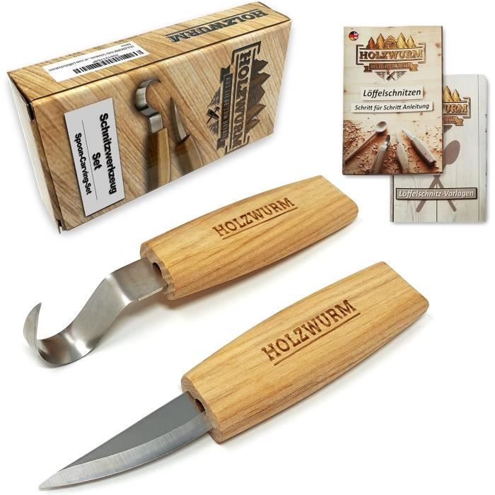 Couteau Sculpture Bois, Cuillère - Basique, Y Compris Les Instructions ...