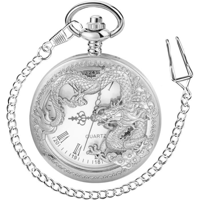 Van Gogh Montre De Poche À Quartz Avec Chiffres Romains Et Lune Étoilés ...