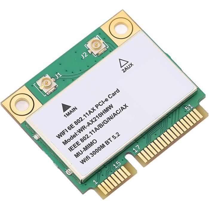 Carte réseau pour Ordinateur Portable, 5374M WiFi 6E Carte sans Fil ...