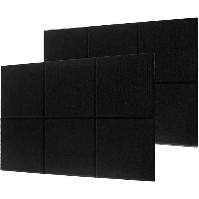 Lot de 12 panneaux acoustiques, rembourrage insonorisant, mousse ...