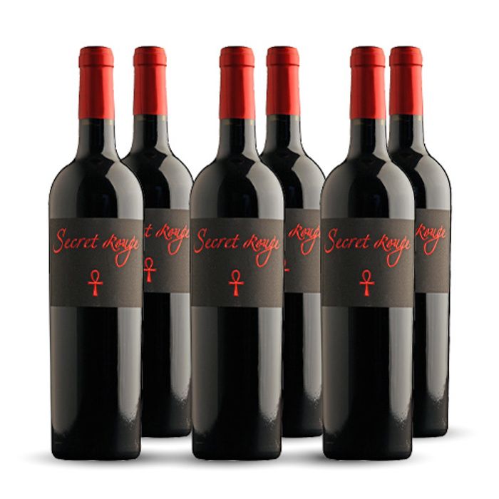 Secret Rouge Pays d'Oc Rouge 2020 6x75cl - La cave Cdiscount