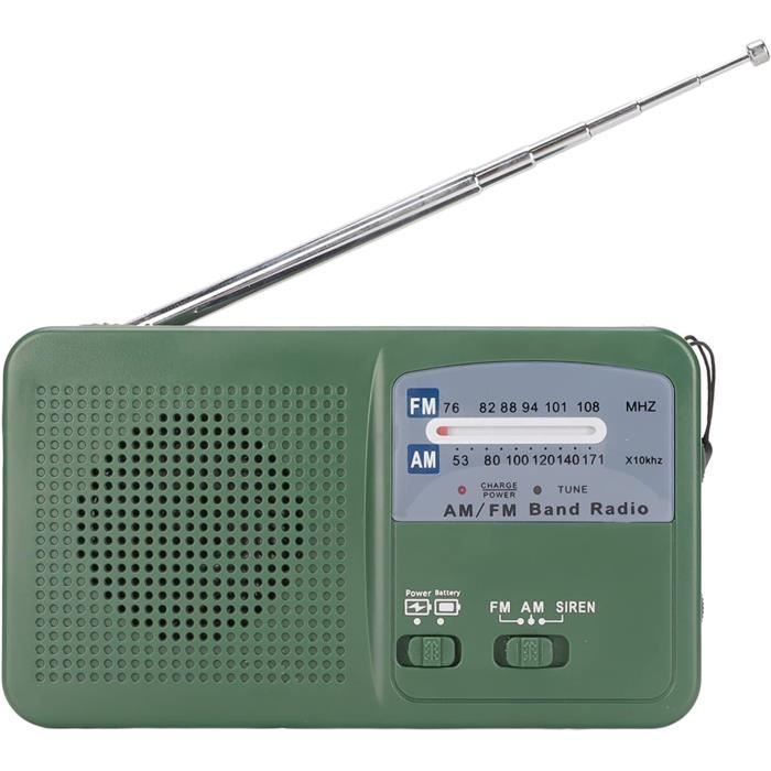 Radio À Manivelle Rd369, Prise En Charge De La Radio Météo D'Urgence ...
