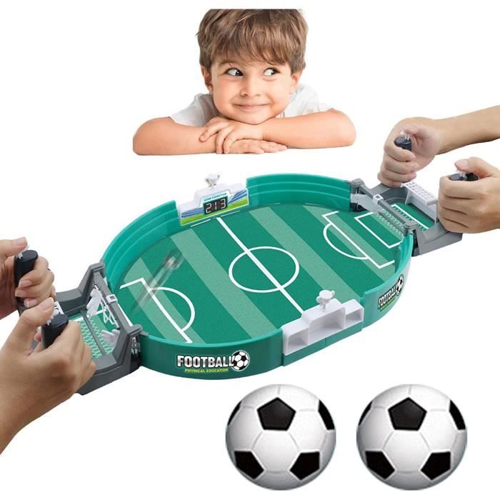 Mini Jeux de Football - Table de Baby-Foot - Vert - Enfant - Mixte ...