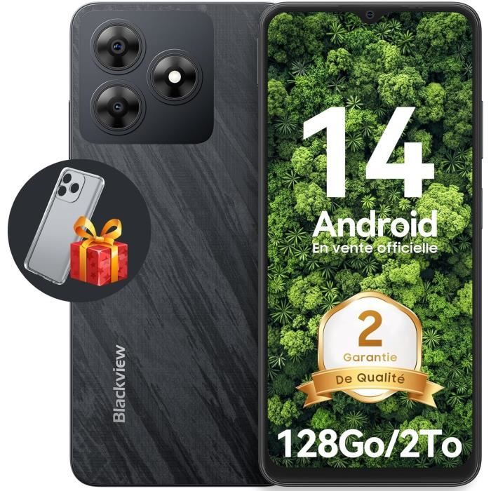 Blackview WAVE 8 Android 14 Téléphones Portables Débloqués,Écran 6.56 Smartphones Pas Cher 4G ...