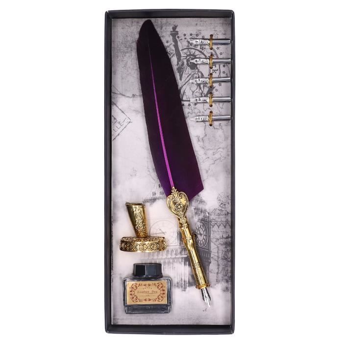 ETO- ensemble plume et encre Stylo Plume Doux criture Dip Pen Vintage ...