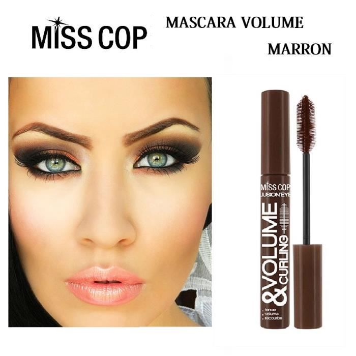 MASCARA ILLUSION EYES MISS COP MARRON - Cdiscount Au quotidien