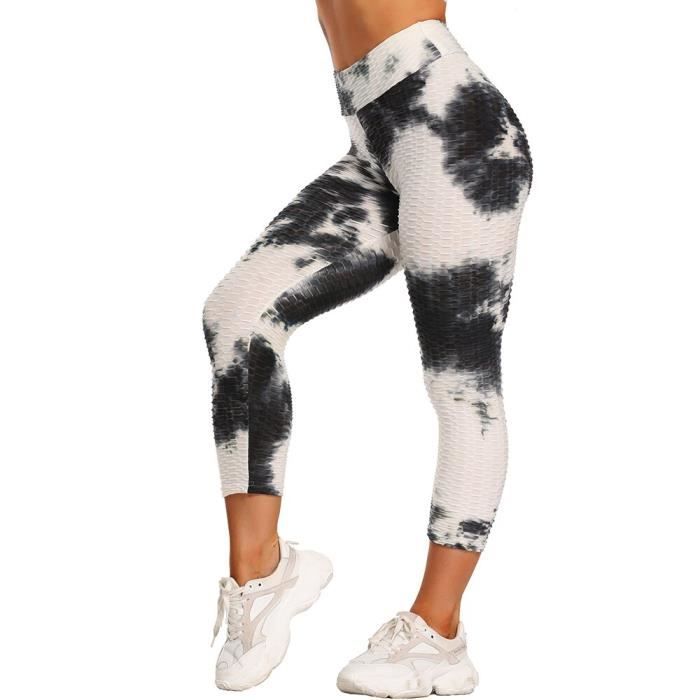 Pantalon de sport,Pantalon Capri de Yoga pour femmes, leggings de Sport Sexy, collant froissé ...