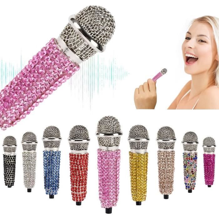 Mini Microphone Portable, Micro Vocal Asmr, Microphone de téléphone ...