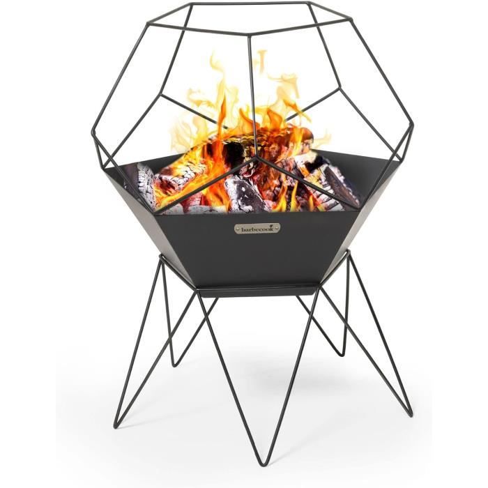 Jura Brasero Exterieur Pour Le Jardin, Géometrique, En Acier Laqué, 42 ...