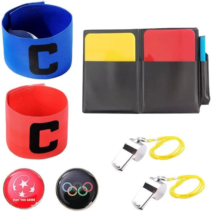 Kit Carton Arbitre Football Cartes d'arbitre de Football avec 2 Métal ...