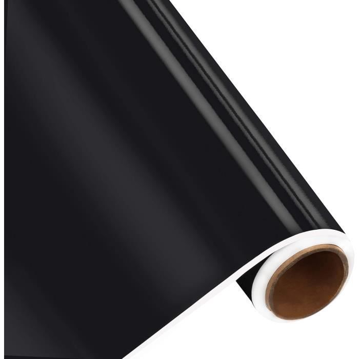Belle Vous Rouleau Adhesif Noir - 30 cm x 3 m - Papier Vinyl Adhesif ...