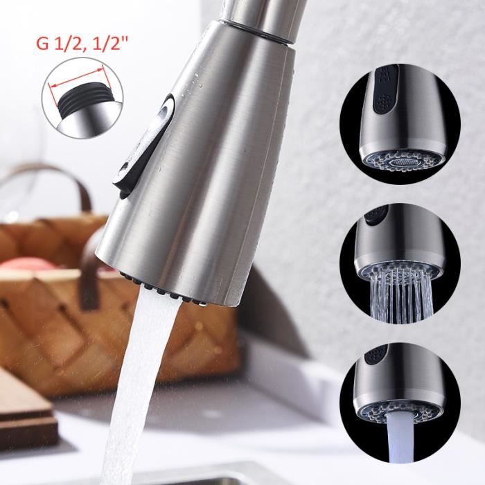 Accessoires robinet de cuisine,Interrupteur de cuisine bouton de ...