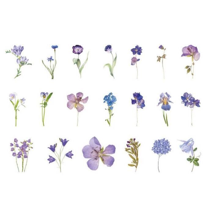 Gommettes - Non spécifié - TS06E013 - Autocollants décoratifs - Fleurs ...