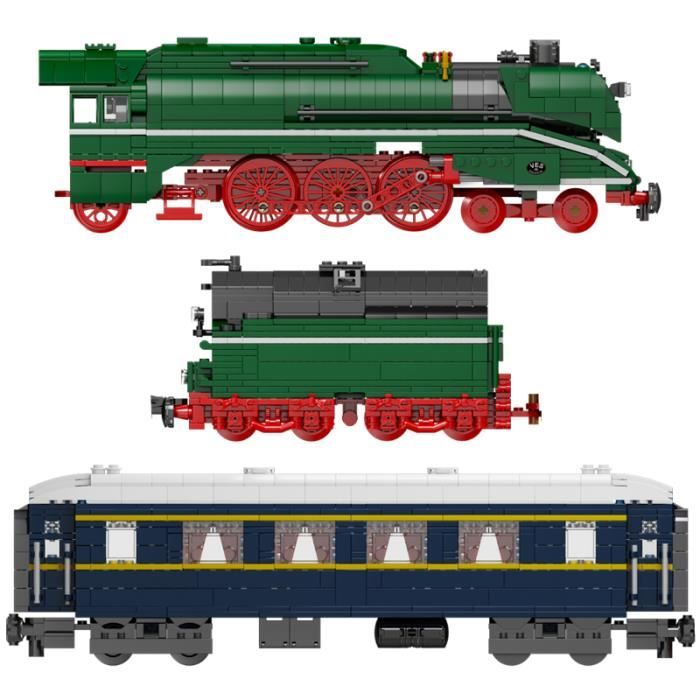 Train allemand rapide MOULD KING 12007 technique Allemagne br18 201 ...