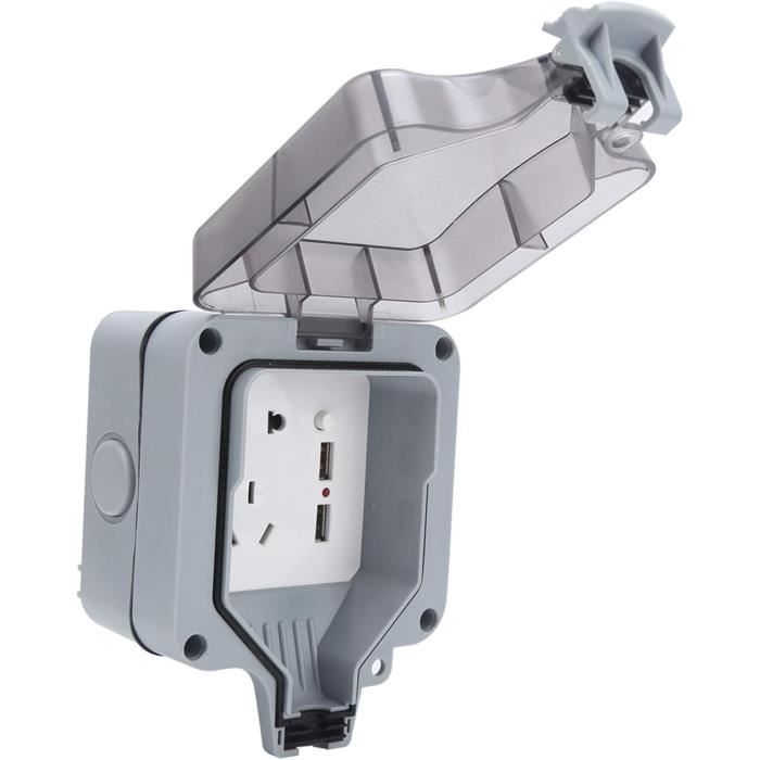 Boîtier De Prise Étanche Extérieur, Ac110‑250V Prises Électriques ...