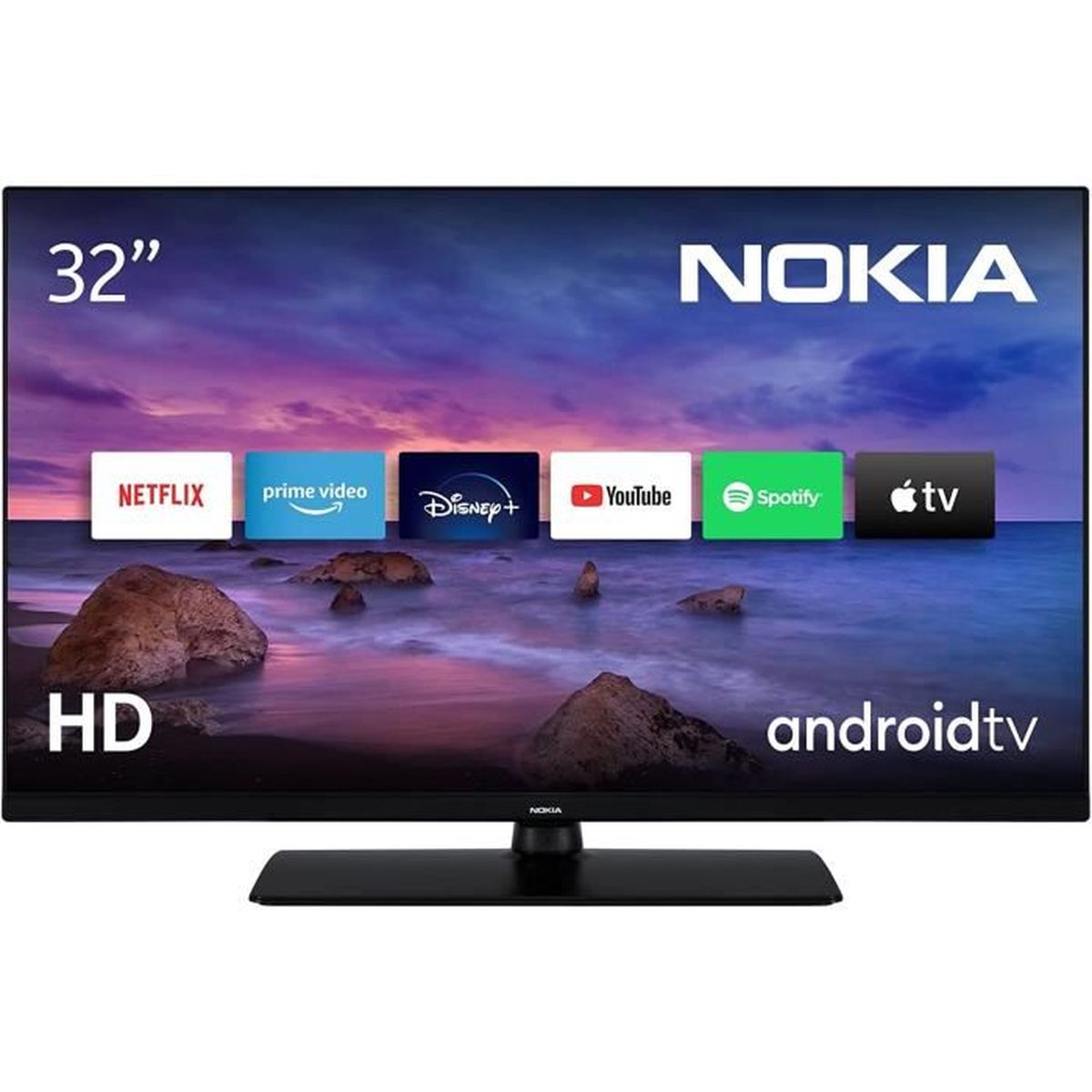 NOKIA 32" (80 cm) HD Ready Tele Smart Android TV (HDR10, DVB-C/S2/T2 ...