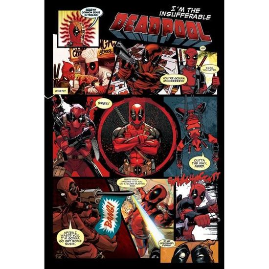 DEADPOOL - Poster 61X91 - Panels : P.Derive , ML - Cdiscount