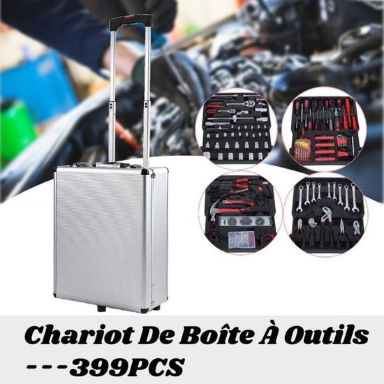 CES Mallette a outils complet -399 pieces noir avec poignée ...