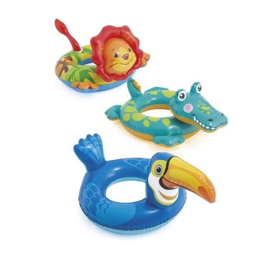Bouée - INTEX - Lion, Aligator, Toucan - PVC - Extérieur - Mixte ...