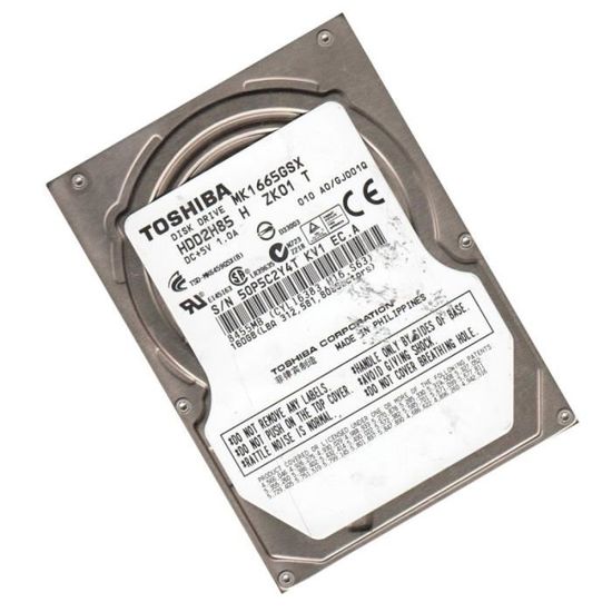 Disque Dur Toshiba 160Go SATA 2.5" MK1665GSX HDD2H85 5400RPM 8Mo Cache ...