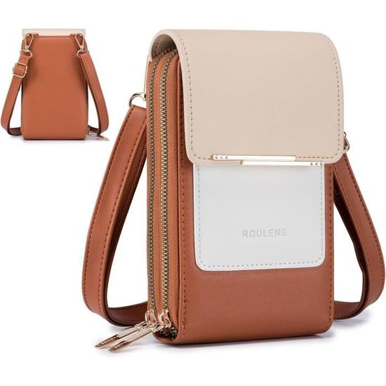 Sac Téléphone Portable Femme Avec Protection Rfid,Sac À Bandoulière ...