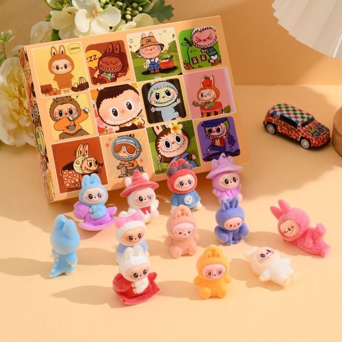Labubu Les Monstres -- Boîtes Surprises Kawaii en PVC, Mini Poupées à ...