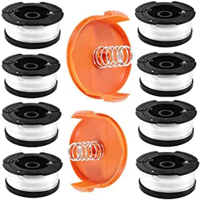 Bobine Fil Coupe Bordure Pour Black Et Decker Coupe-Bordures, 8 Bobine De Fil Debroussailleuse ...