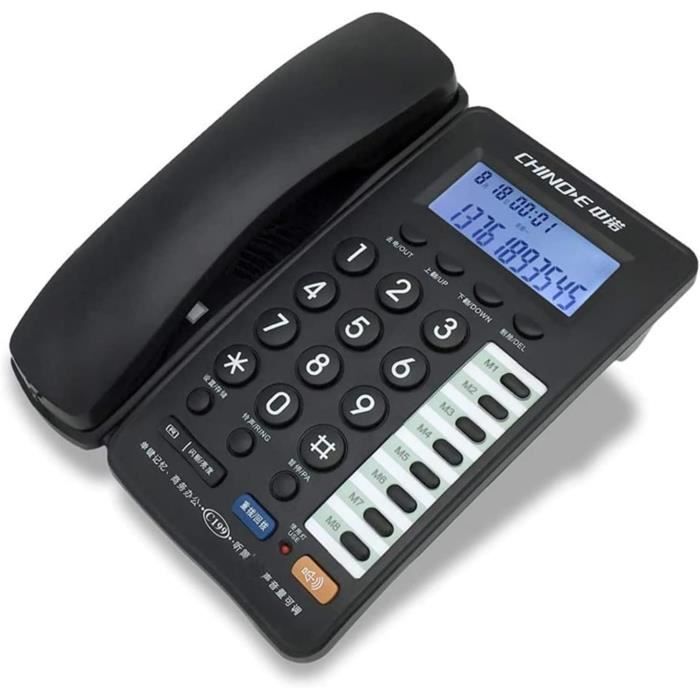 Téléphone Fixe,Bureau,Hôtel,Numérotation À Une Touche,Appelant Fixe ...
