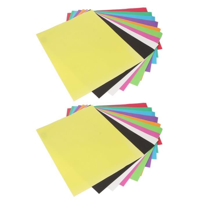 Fdit feuilles de mousse colorées 20 pièces de mousse artisanale 11.8x15 ...