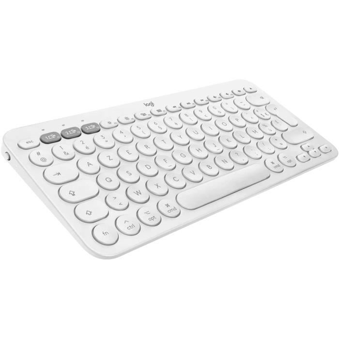 Clavier Bluetooth - LOGITECH - K380 - Compact et Plat - Easy-Switch 3 ...