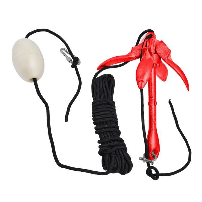 Qiilu kit d'ancre pliable Ancre de bateau grappin pliable 1,5 kg kit d ... Qiilu kit d'ancre pliable Ancre de bateau grappin pliable 1,5 kg kit d ...