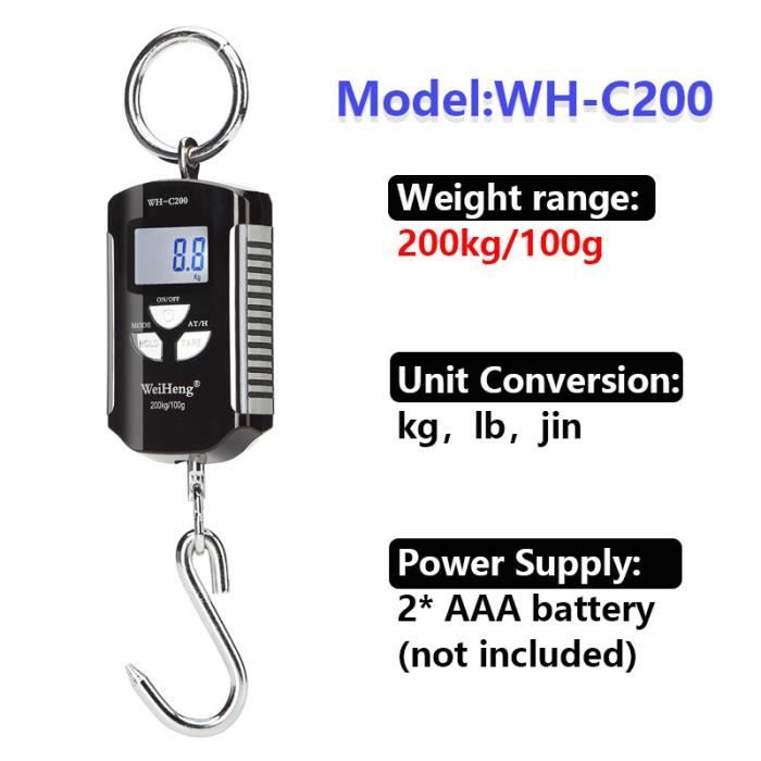 Balance industrielle électronique LCD numérique portable en acier ...