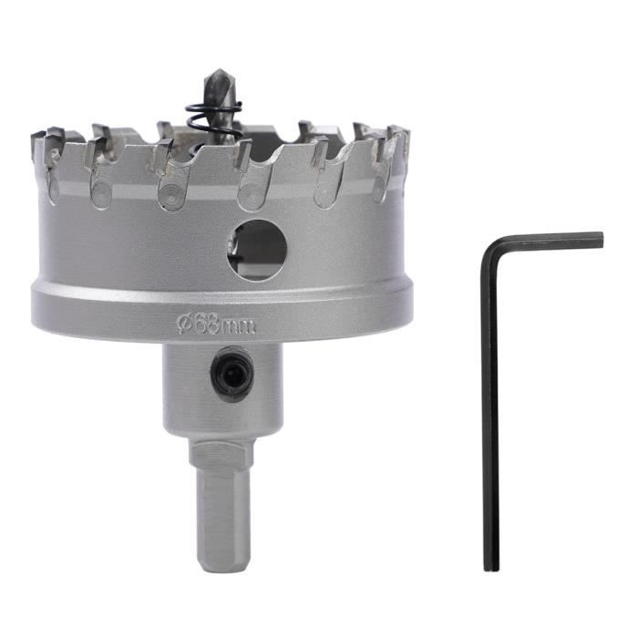 Ibotway Scie cloche bimétallique 68 mm en carbure de tungstène TCT ...