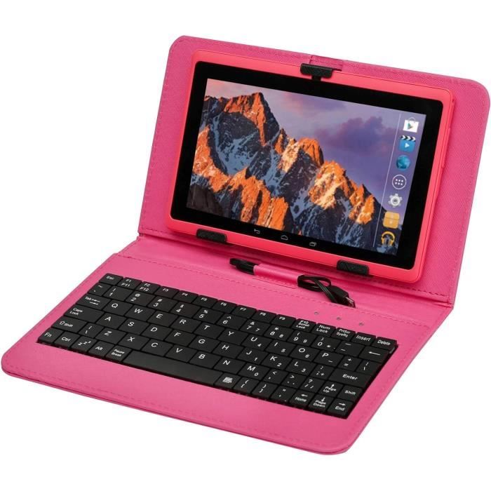 Tablette Tactile Ecran 7 Pouces, Tablet Pc Avec Clavier(Azerty) Android ...