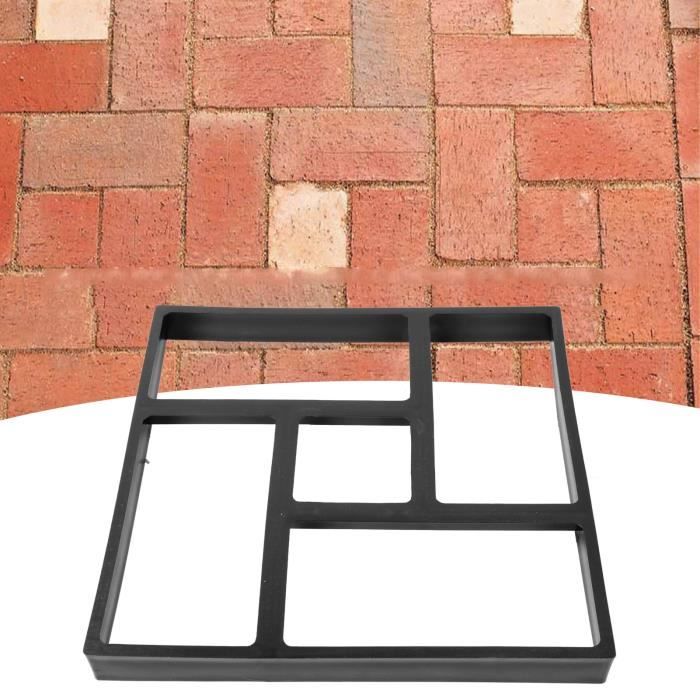 ZHU Moule à Pavé Béton en Résine Pavage Moules Pierres Stepping Stone ...