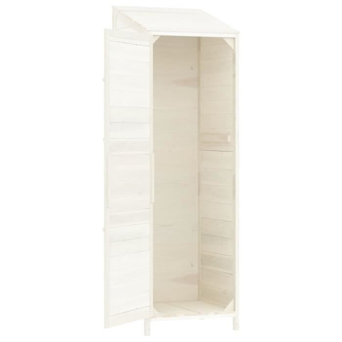 FHE - Cabanes | abris de jardin - Remise de jardin Blanc 55x52x174,5 cm ... FHE - Cabanes | abris de jardin - Remise de jardin Blanc 55x52x174,5 cm ...