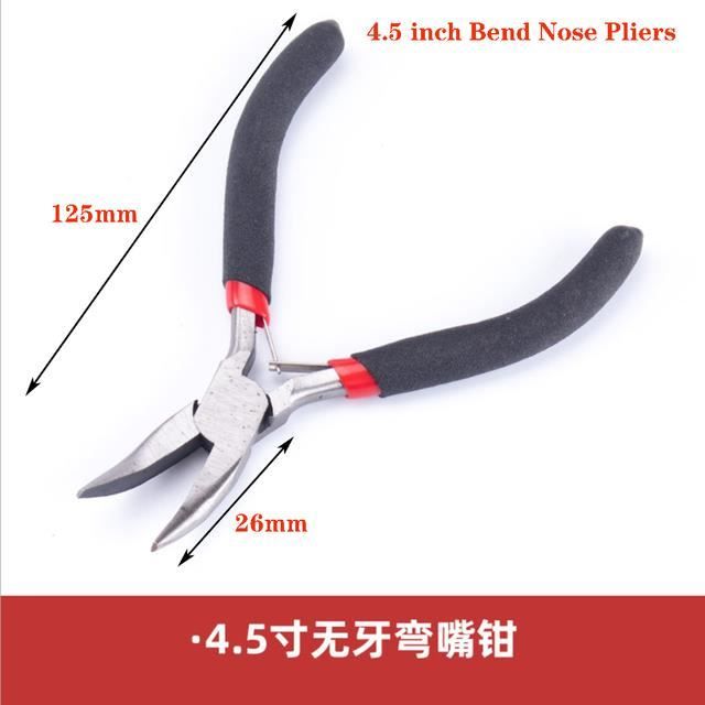 PINCE ELECTRICIEN,bend nose pliers--pince à bout de nez rond en acier ...