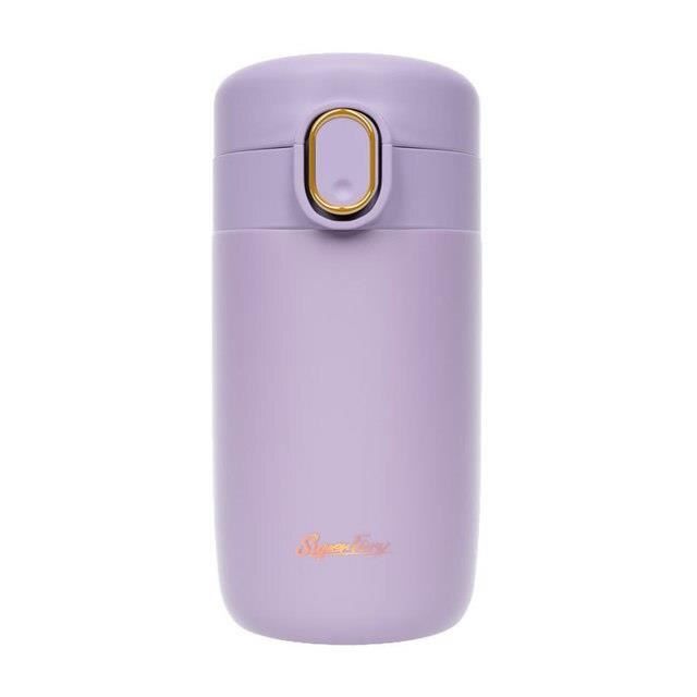 GOURDE BIDON,Violet-330ml--Tasse thermique à café en acier inoxydable ...
