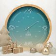 Baromètre Horizon St Martin 30 cm – Bois Naturel – Capsule Anéroïde ...