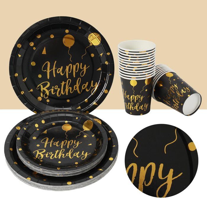 Vaisselle Jetable Anniversaire