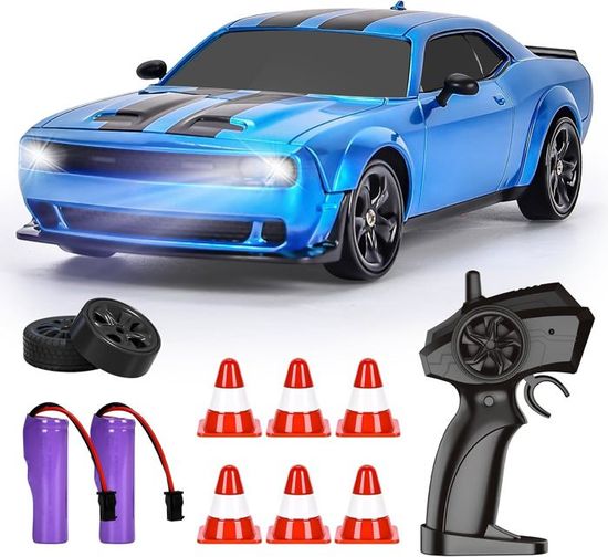 Voiture Télécommandée Drift,Mini Rc Drift Car,4Wd 1:24 Dérive Voiture ...