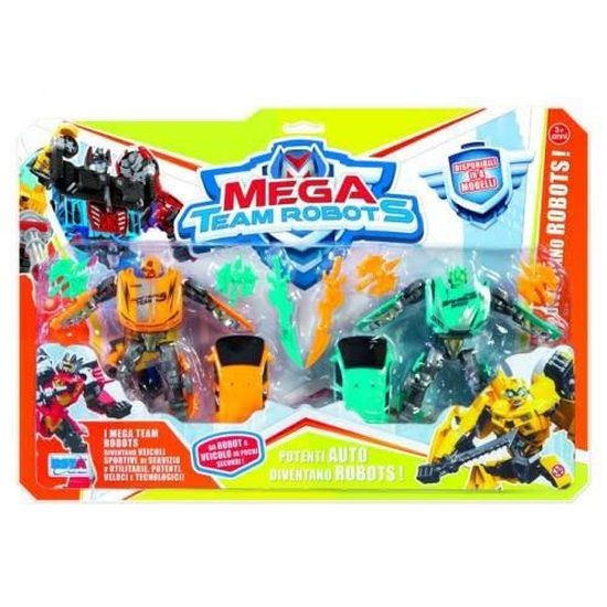 MEGA TEAM ROBOTS LOT DE 2 ROBOTS CONVERTIBLES RS TOYS - Cdiscount Jeux ...