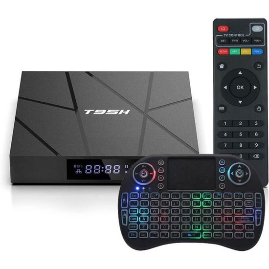Android 10.0 TV Box,T95H Allwinner H616 Quad-Core 64Bit Arm Corter-A53 CPU-2.4+5G Dual WiFi-BT 4 ...