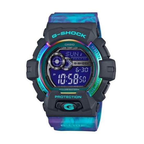 Montre Casio G-Shock Bleu Camouflage GLS-8900AR-3ER GLS-8900AR-3ER ...