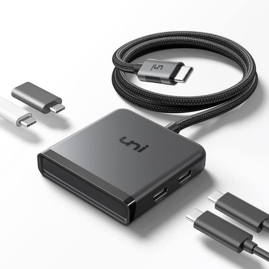 Hub Usb C 5 Gbps, Hub Adaptateur 4 Ports Usb C Vers Usb C Avec Câble En ...