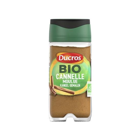 LOT DE 3 - DUCROS - Cannelle moulue Bio - Epices - flacon de 27 g ...
