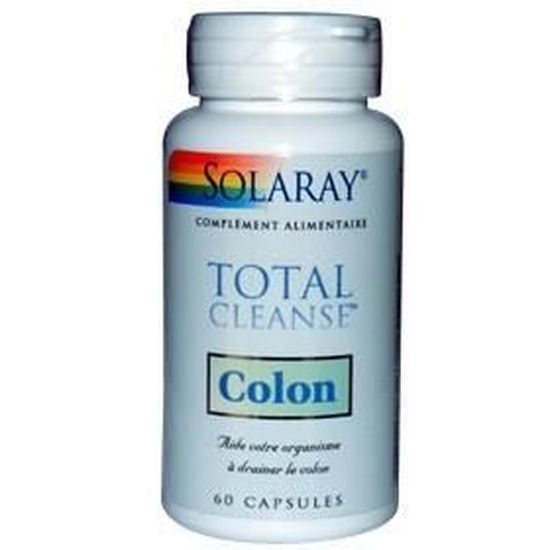 Solaray Total Cleanse Colon 60 capsules - Cdiscount Au quotidien
