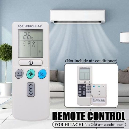 Télécommande Remote Control De Climatiseur Pour HITACHI No.245 Di33837 ...