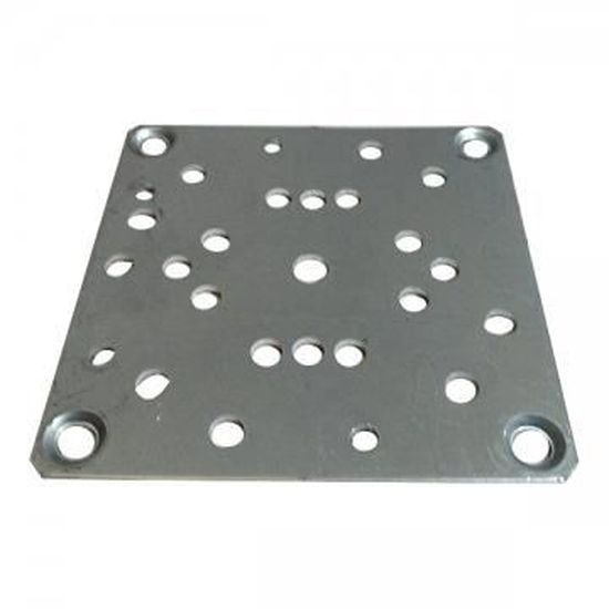 PLAQUE SUPPORT 100X100 ep 2.5 UNIVERSELLE - Cdiscount Bricolage