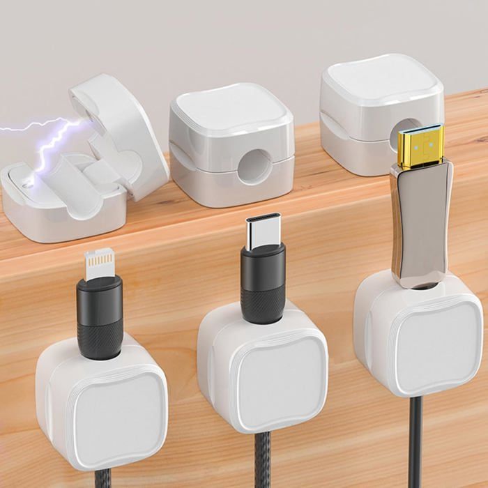 ACCESSOIRES POUR CABLE 6Pcs Mini range-câbles pour téléphone portable ...